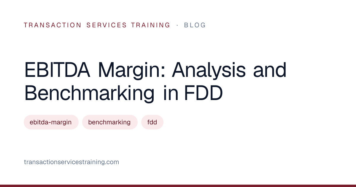 EBITDA Margin: Analysis and Benchmarking in FDD